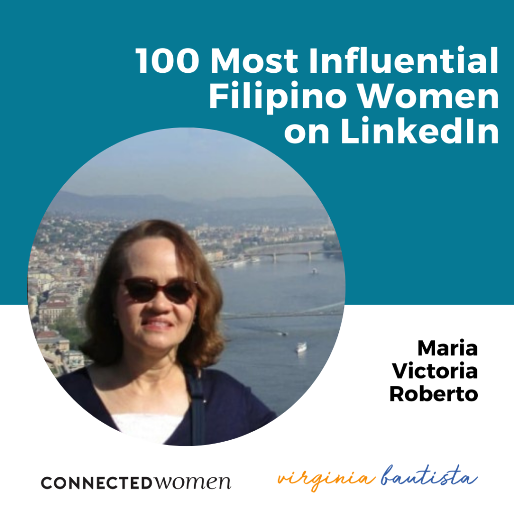 Maria Victoria Roberto - 100 Most Influential Filipino Women on LinkedIn