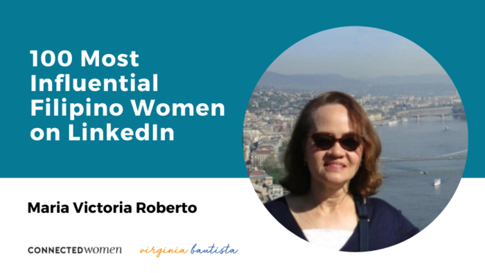 Maria Victoria Roberto - 100 Most Influential Filipino Women on LinkedIn